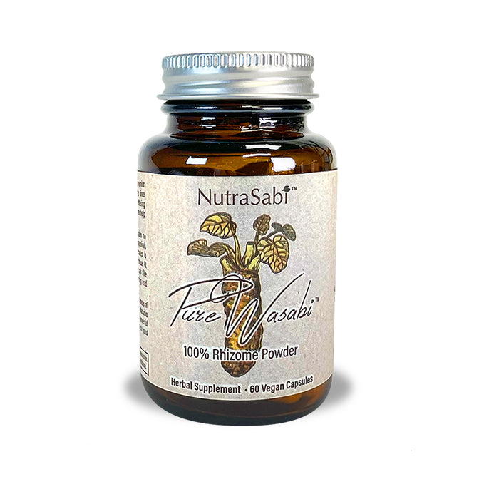 Buy NutraSabi™ 100% Pure Wasabi Rhizome Powder in Vegan Capsules