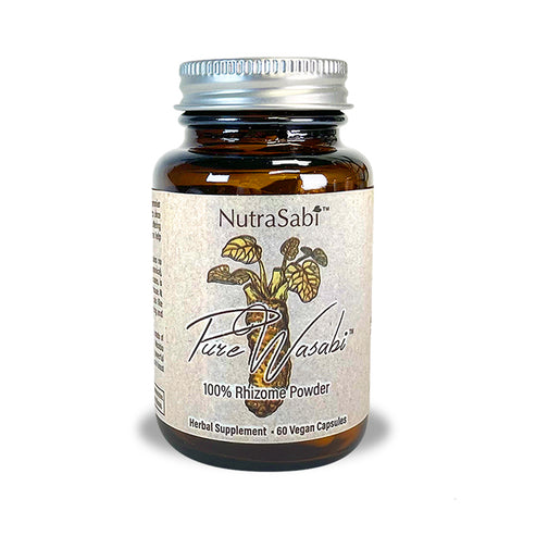 Buy PureSabi™ 100% Pure Wasabi Rhizome Powder Capsules – NutraSabi